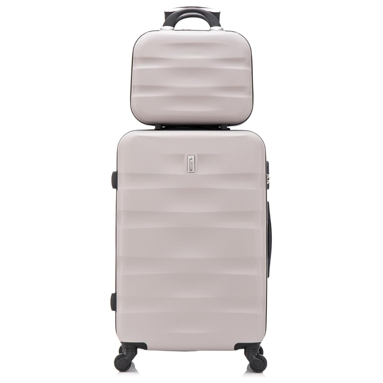 Valise Moyenne avec Vanity AeroWave | Valise 20 kg | 65x40x25 | Gris