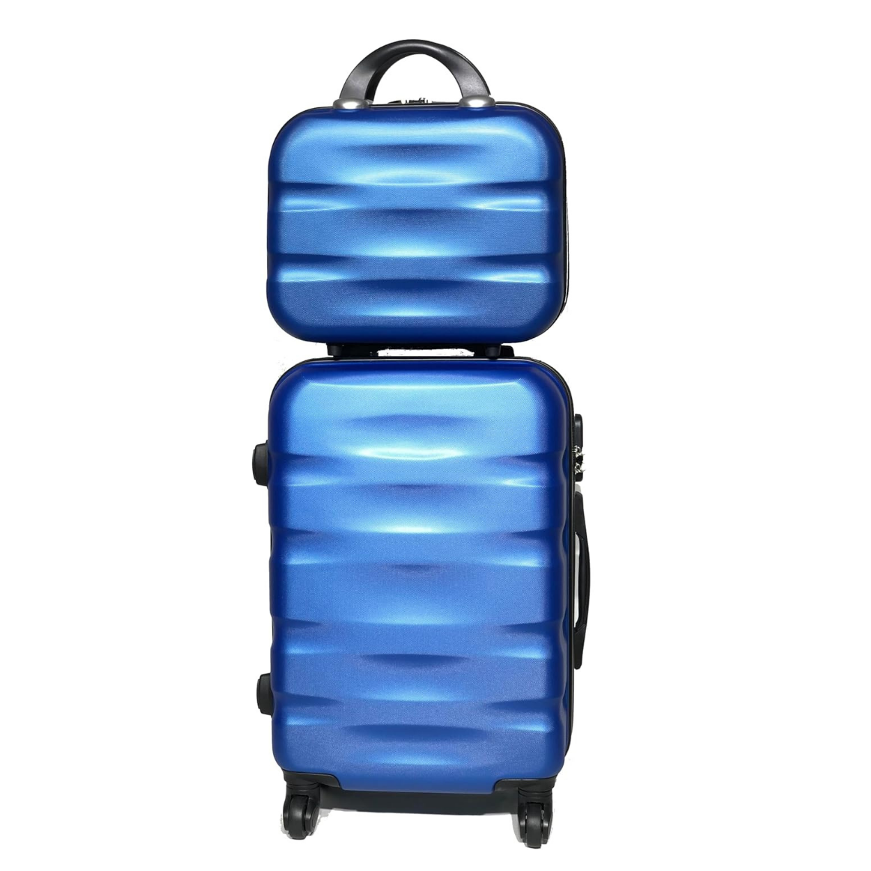 Valise Cabine avec Vanity AeroWave | Bagage Cabine | 55x35x25 | Bleu